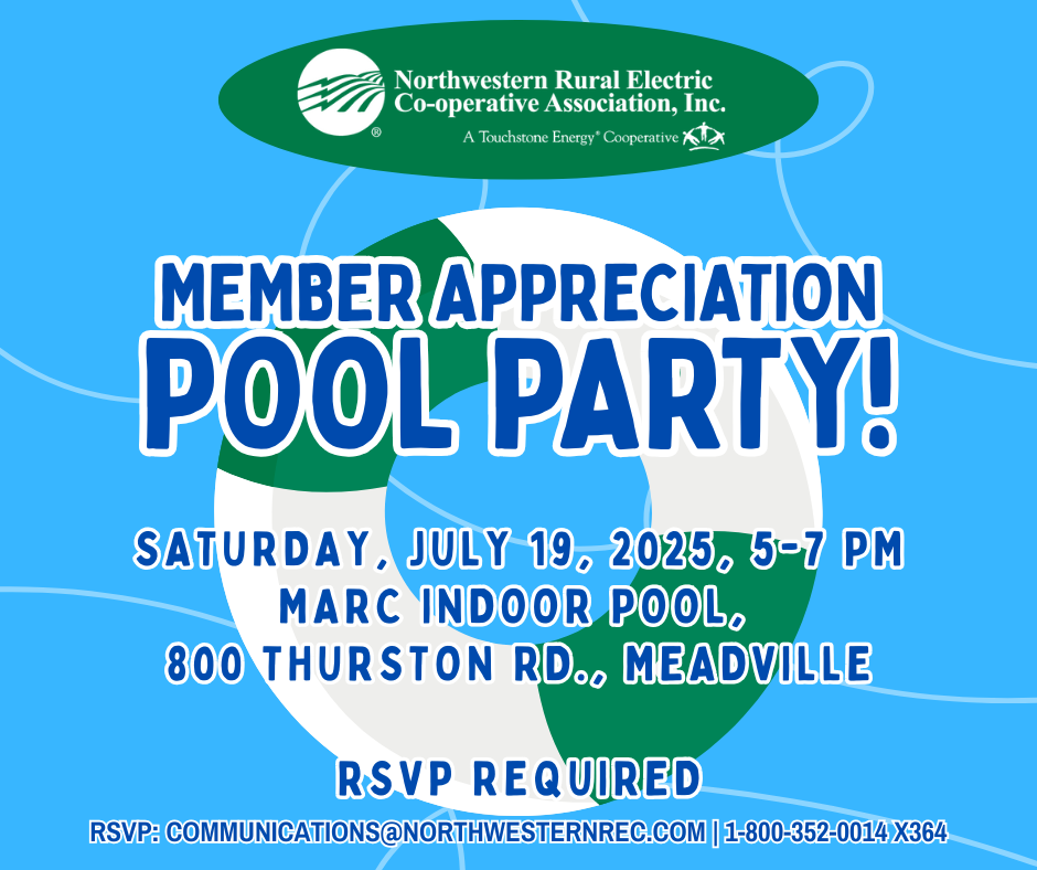 Member Appreciation Pool Party July 19, 2025 | Northwestern Rural ...